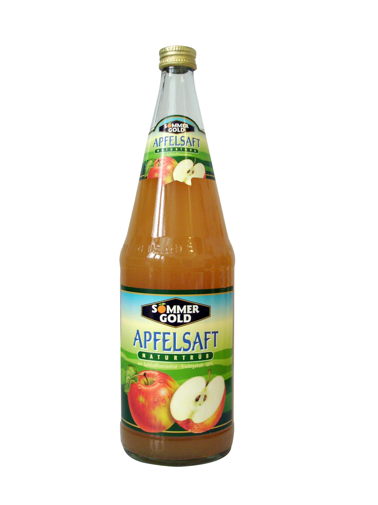 Sommergold Apfelsaft trüb ~ Getränke Lieferservice für Potsdam und Umgebung